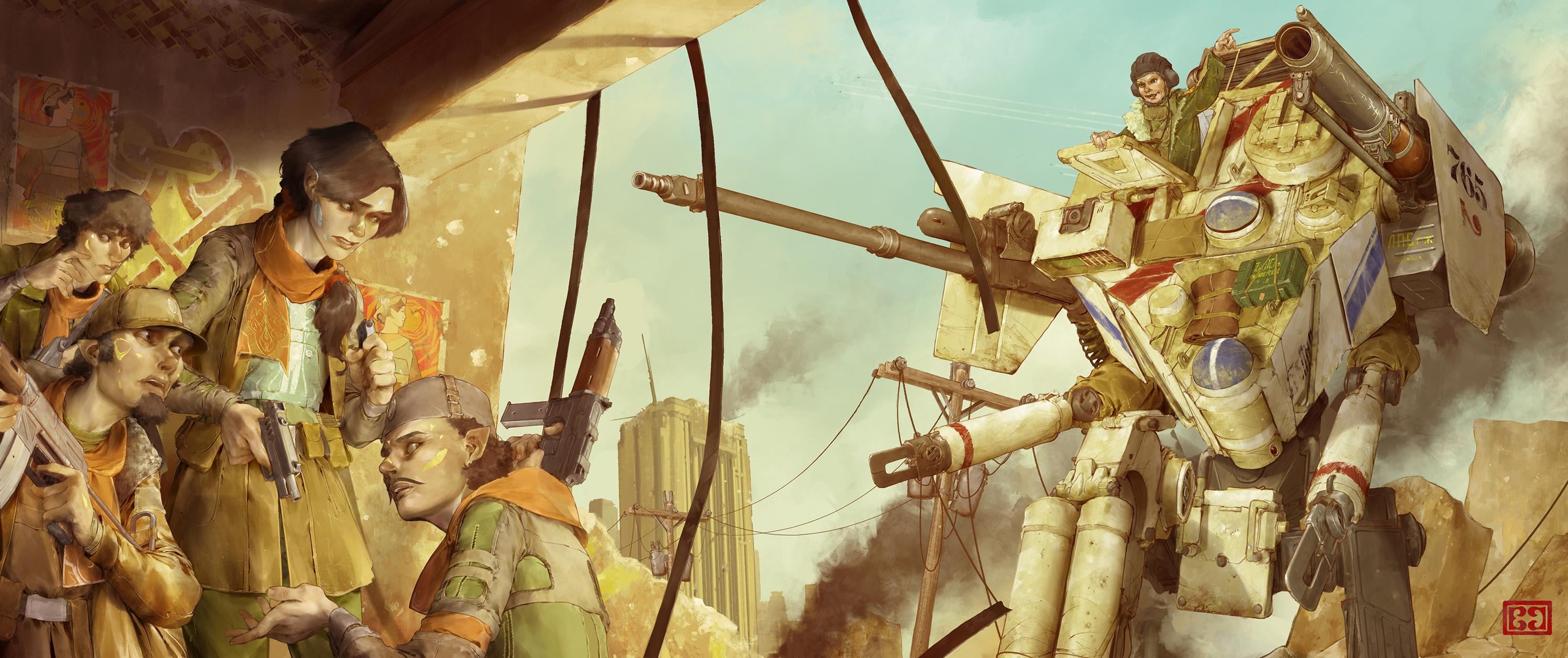 Illustration inspired by Shadowrun lore and old art from the 90s ...