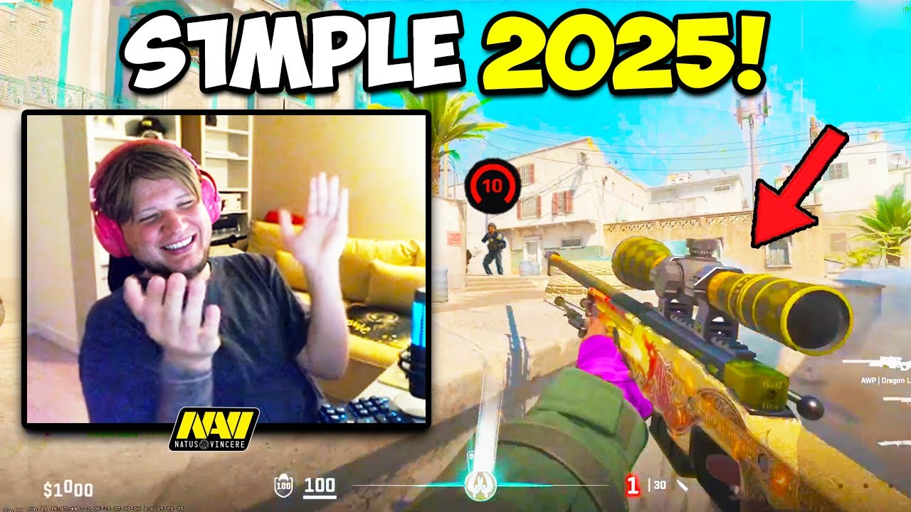 S1MPLE IS READY FOR 2025 PRO COMEBACK! CS2 Twitch Clips - FPSHUB