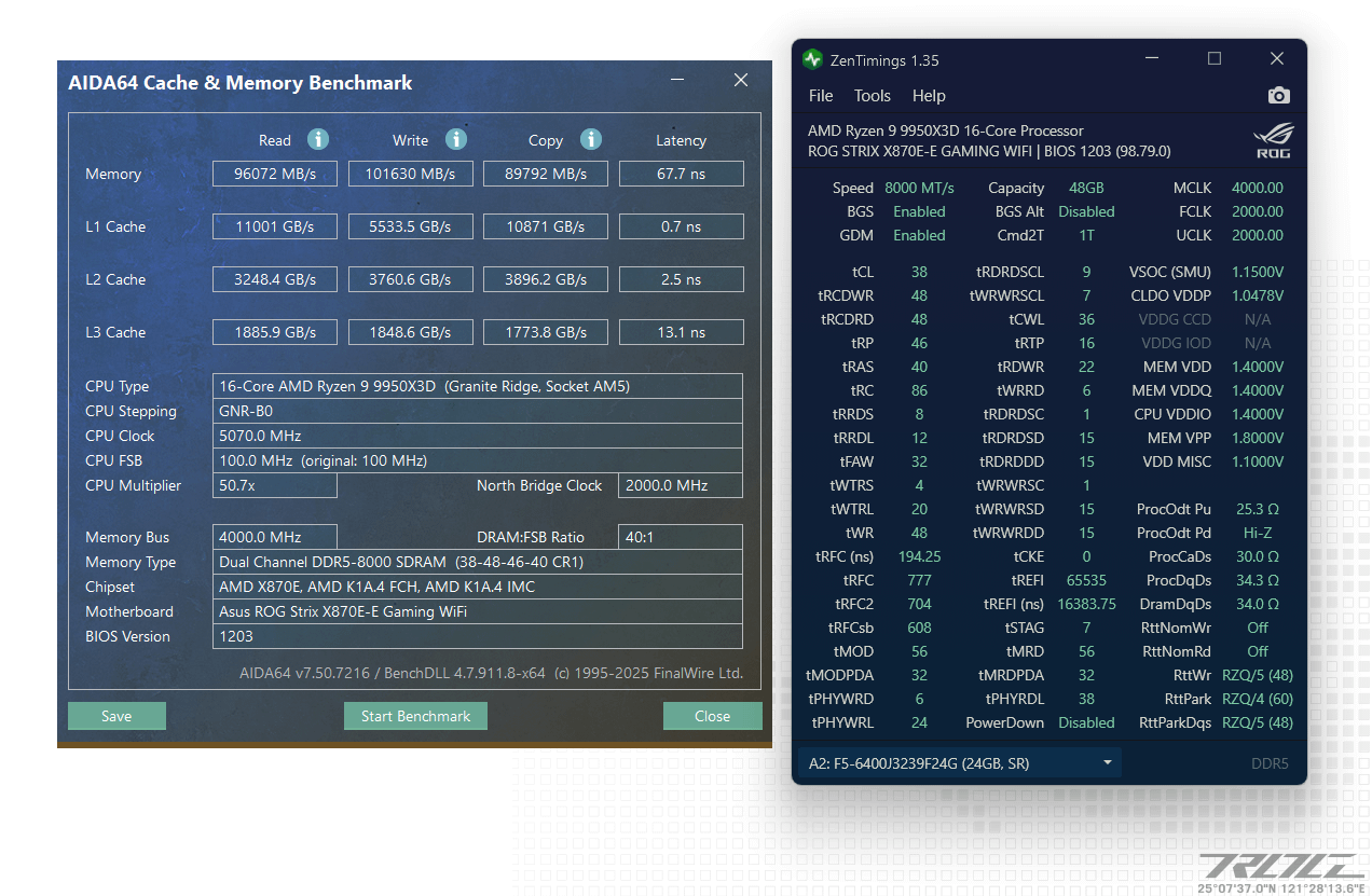 9950x3D 8000mhz Ram Tuning - FPSHUB | FPS GAMES HUB |FPS GAMING HUB