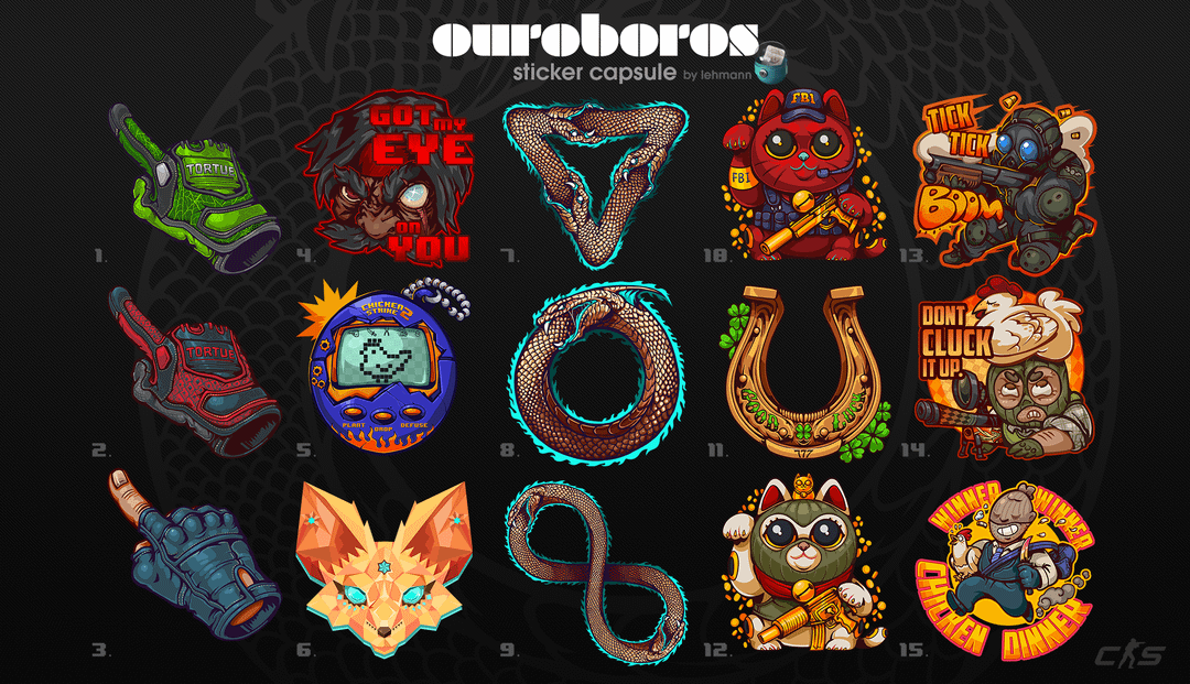 Just finished a new Sticker Capsule, the Ouroboros! Would love to hear ...