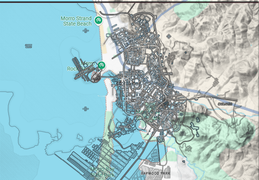 Night city map overlayed on a real-life map - FPSHUB | FPS GAMES HUB ...