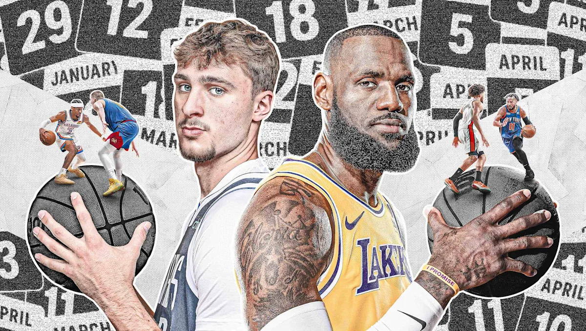 NBA schedule highlights 2025-26: Cooper Flagg vs. LeBron James, revenge ...