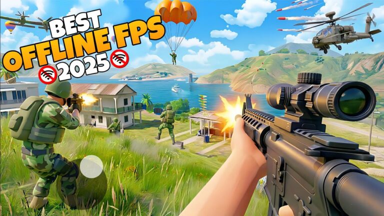 Top 10 Best Offline FPS Games for Android & iOS 2025 like PUBG, Free ...